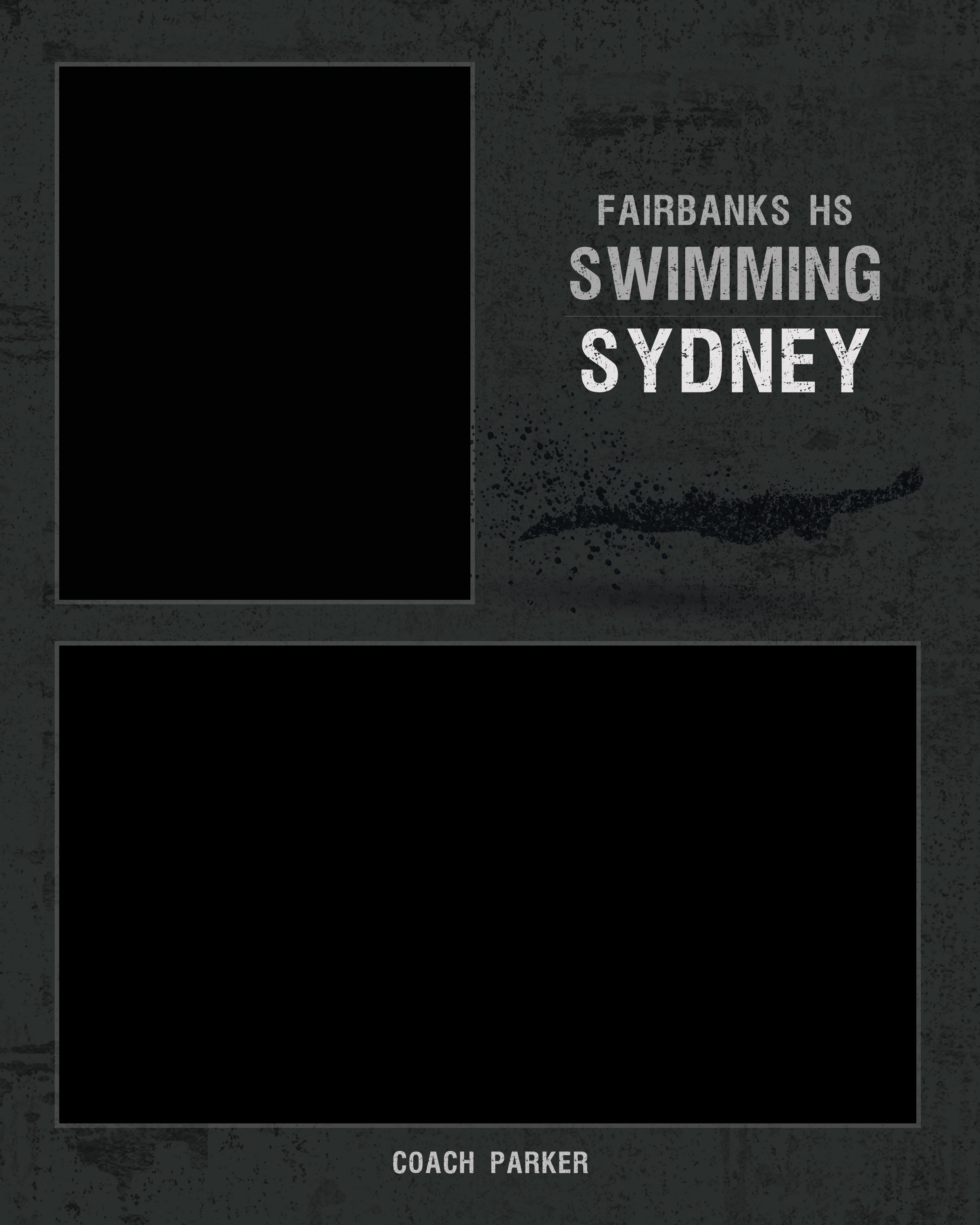 Classic SWIM TEAM and SWIMMING Sport Memory Mate Template Trio Set - Etsy