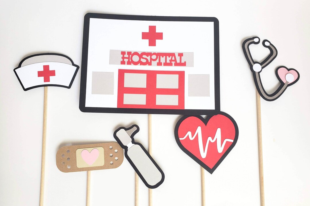 Toppers de pastel de enfermera Hospital Corazón - Etsy México