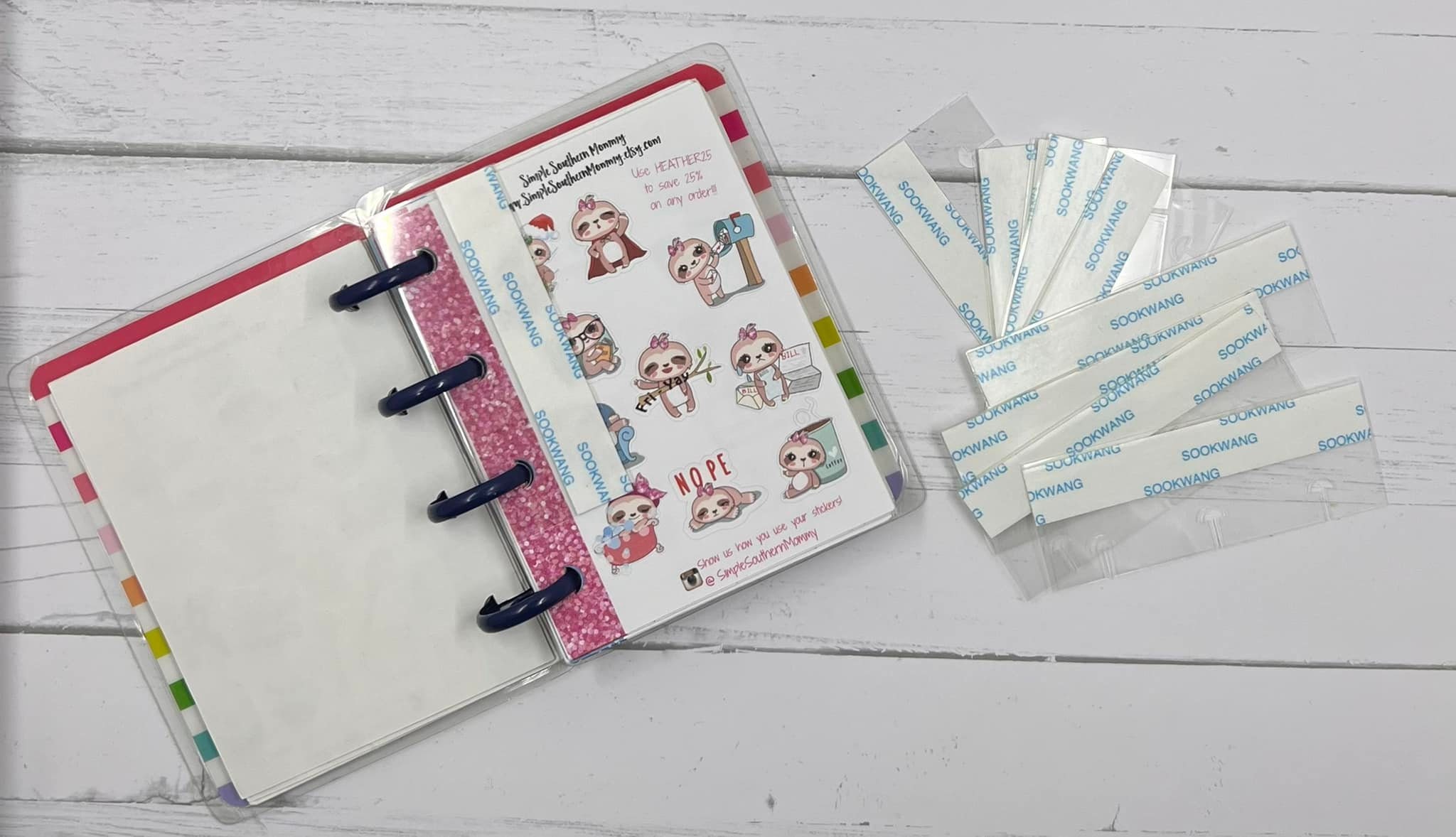 Disc Bound Planner Clips Coil Snap in Coil Bound Add in Spiral Snap in ...