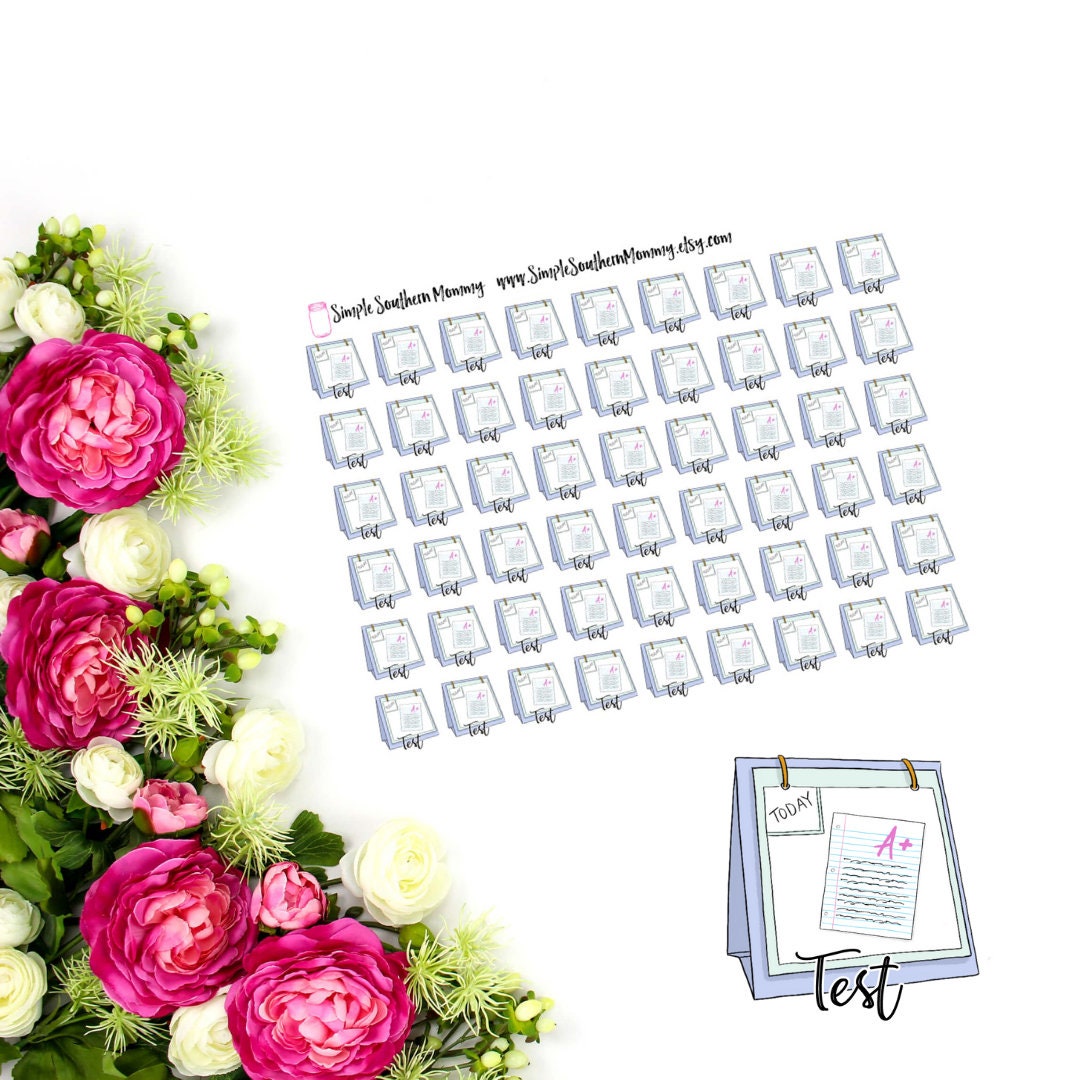 Watercolor Test Stickers Planner Stickers Mom Life Stickers After ...