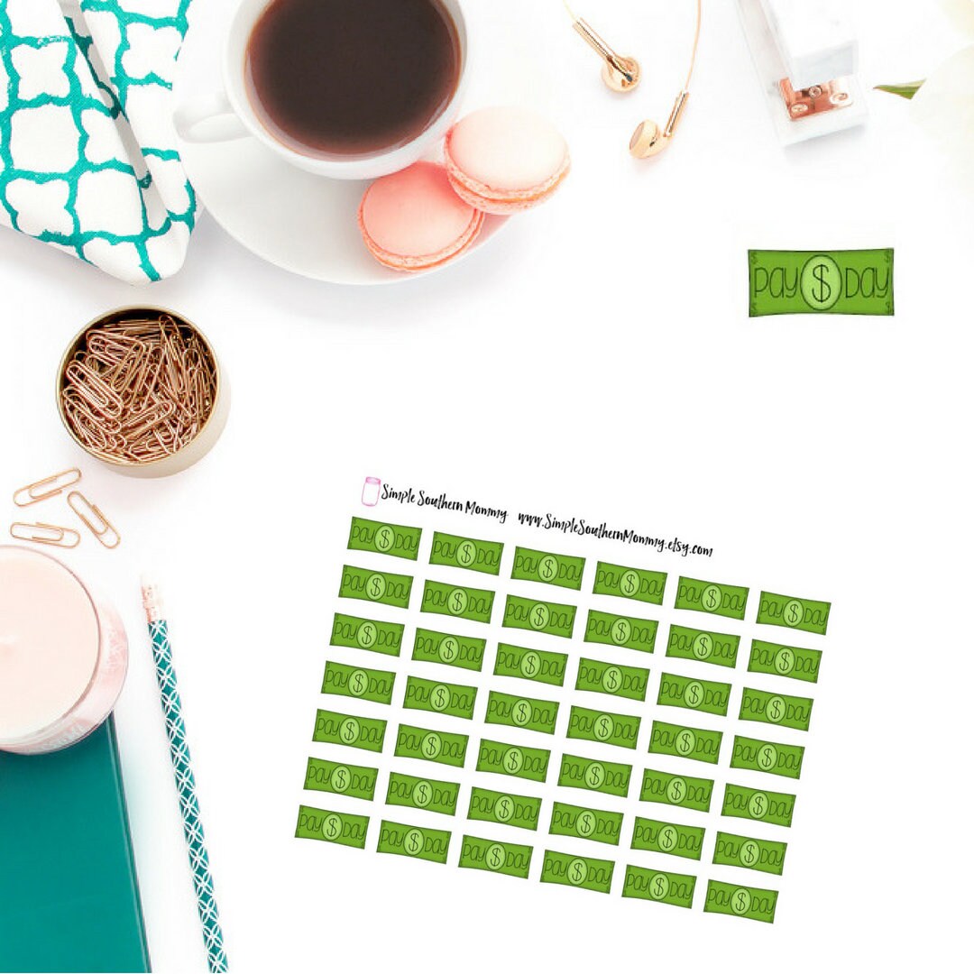 Payday Planner Stickers – Budget Finance Adulting Stickers for Planners ...