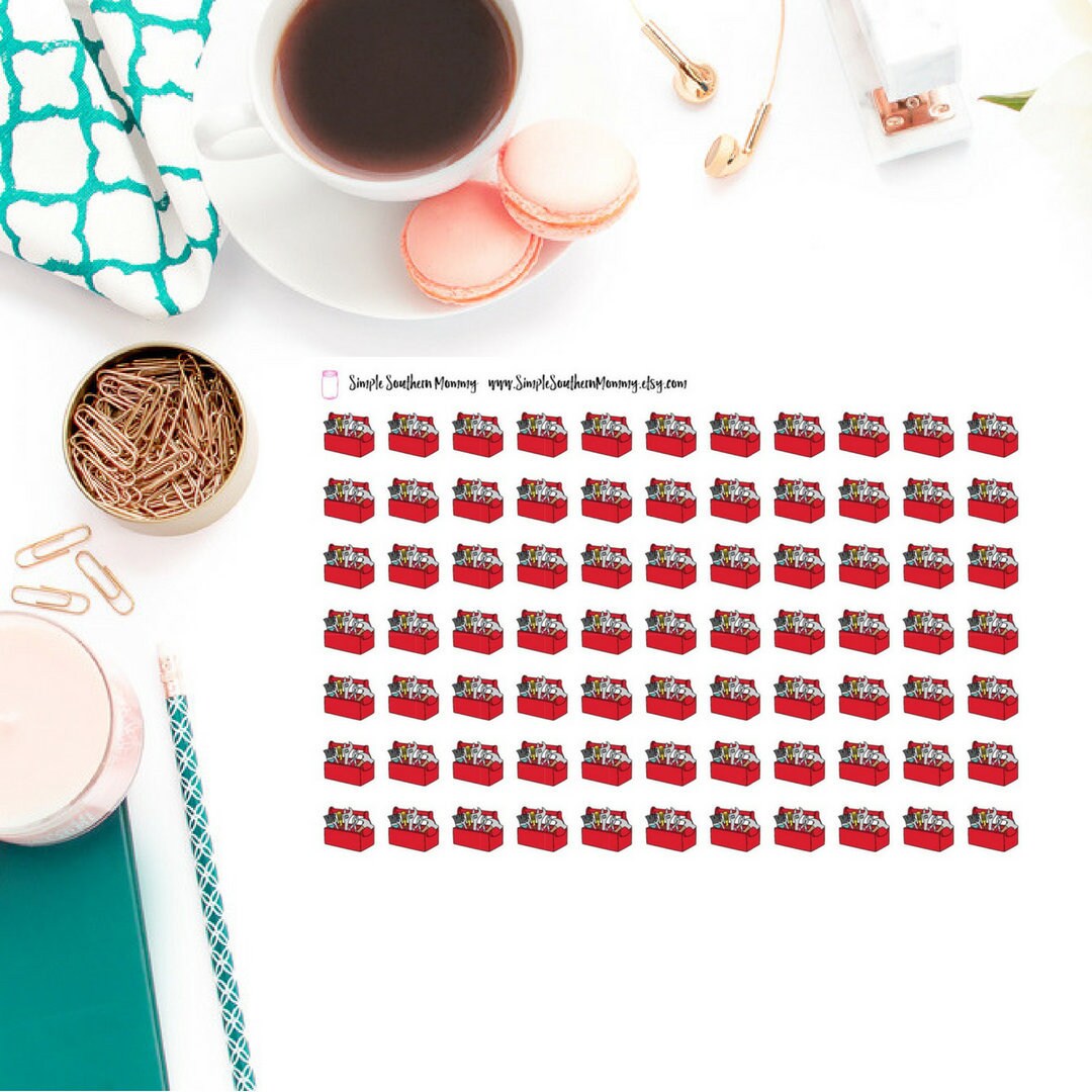 Tool Box Decorative Stickers Work Stickers Career Stickers Functional ...