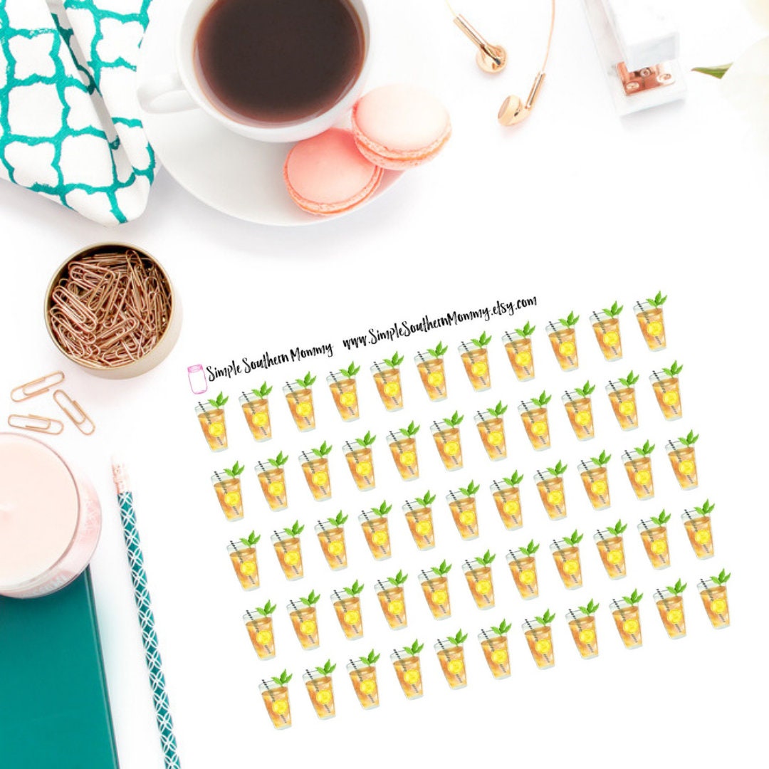 Iced Tea Sweet Tea Stickers Southern Stickers Stickers Country Chic ...