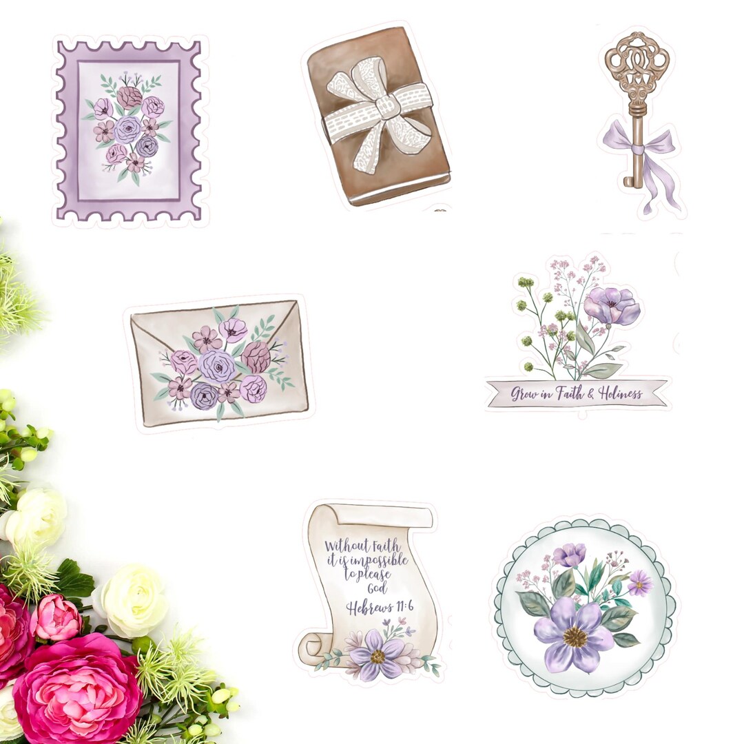 Parable Matte Die Cut Stickers Faith Planner Stickers Scripture ...