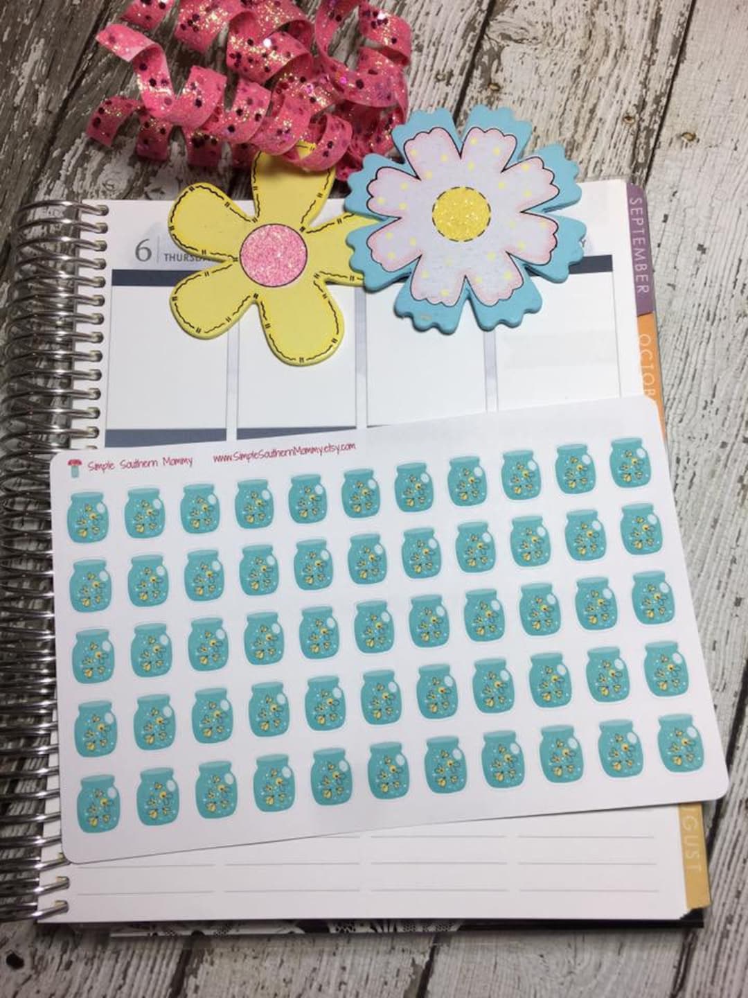 Firefly Mason Jar Stickers Southern Stickers Stickers Country Chic ...