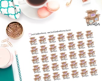 178530 Day Declutter Challenge Planner Stickers. - Etsy