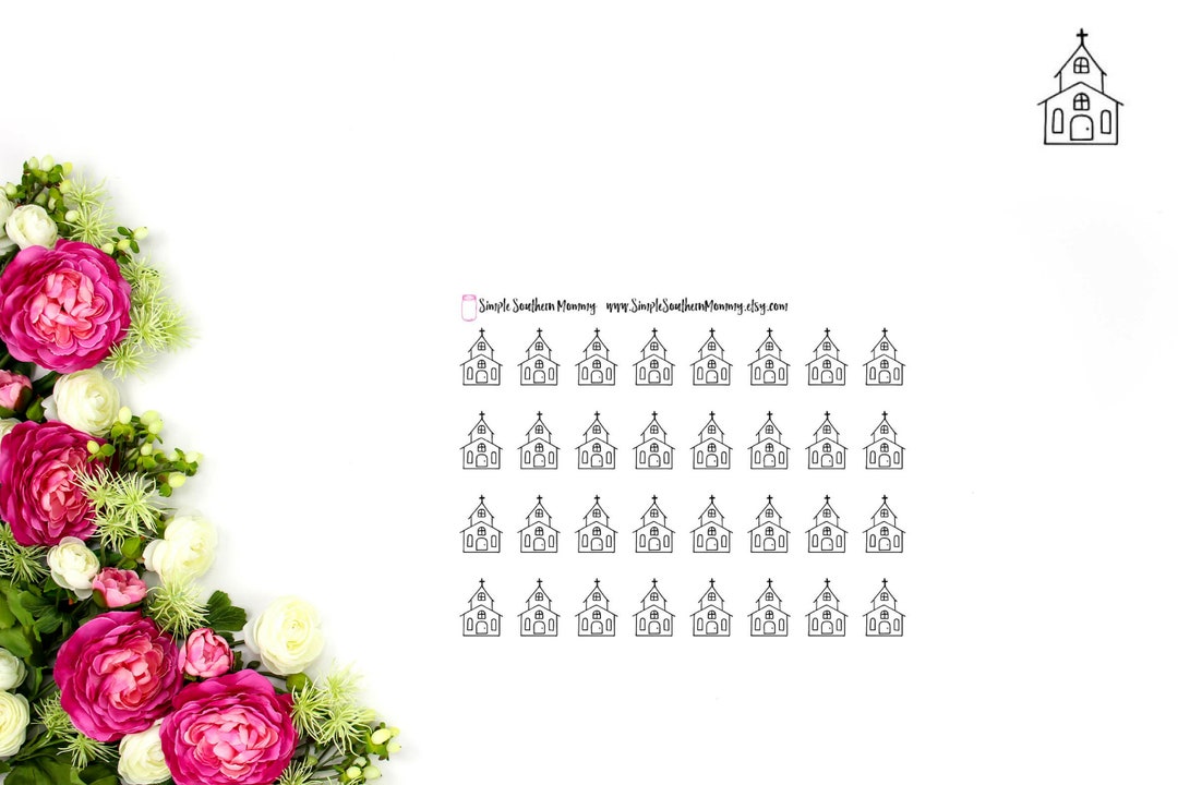 Doodle Church Stickers Catholic Stickers Catholic Journal Stickers ...