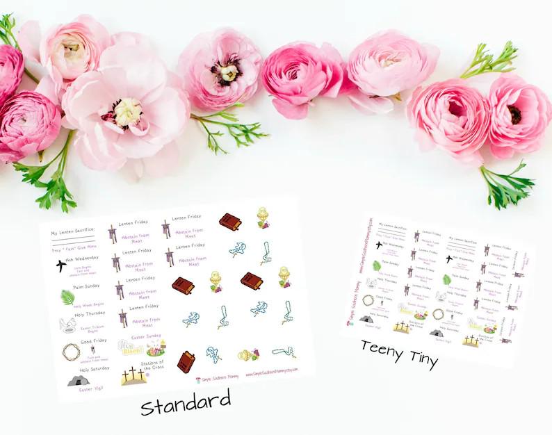 Yearly Liturgical Sticker Bundle Catholic Feast Stickers Catholic ...