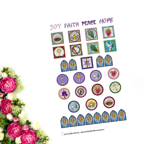 Catholic Stickers - Etsy