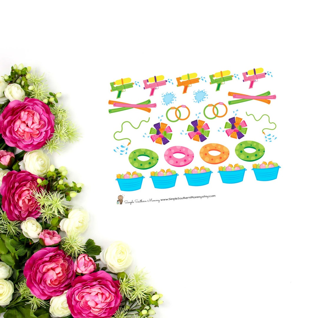 90's Fun in the Sun Stickers Holiday Stickers Seasonal Stickers Hygge ...