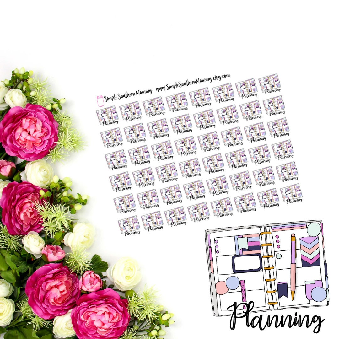 Watercolor Planning Stickers Planner Stickers Mom Life Stickers After ...