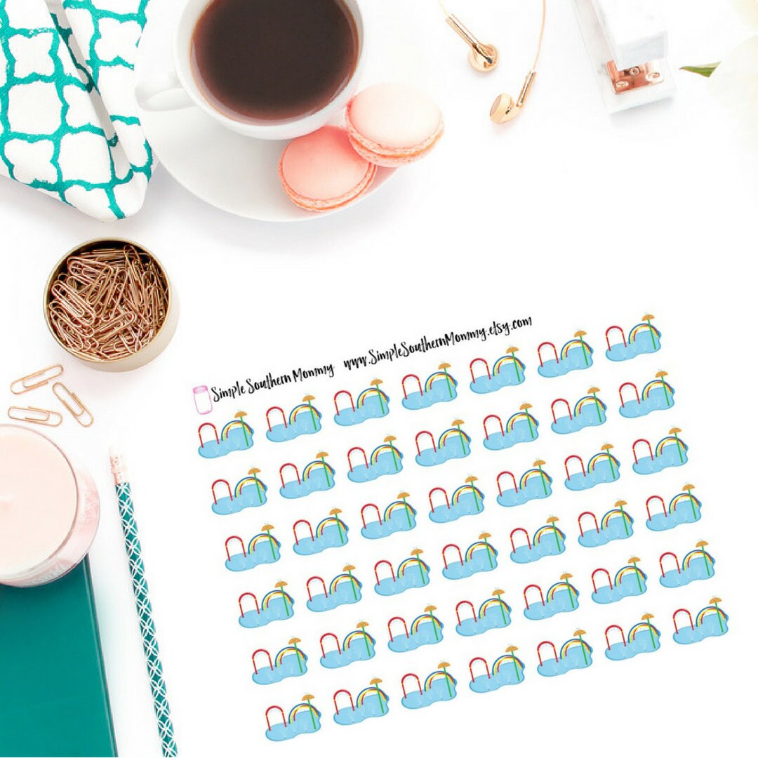 Splash Pad Stickers Planner Stickers Mom Life Stickers After School ...