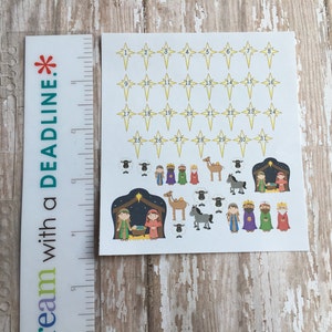 Christmas Star Count Down Stickers Holiday Stickers Seasonal Stickers ...