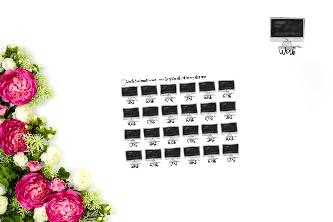 Work Icon Stickers Work Stickers Career Stickers Functional Stickers ...