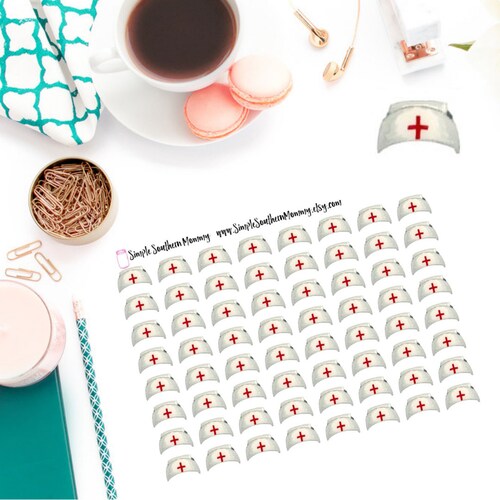 Printable Colored Nurse Paper Hat Kids Party Craft Doctor - Etsy