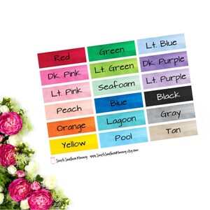 Habit 2 Checkoff Stickers Color Coding Stickers Functional Stickers ...