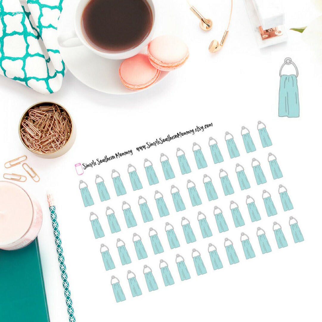 Towel Stickers Cleaning Stickers Chore Stickers Clean Mama Fly Lady ...