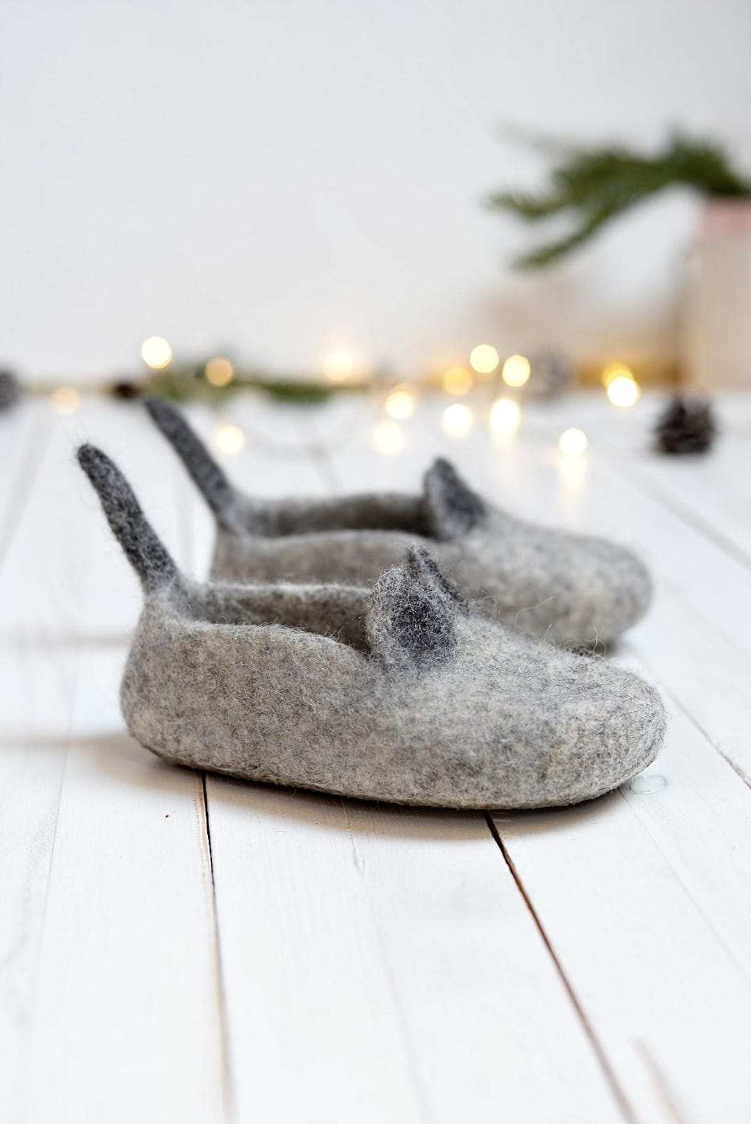 Baby Wool Slippers-wool Children Slippers-felted Kids Slippers-toddler ...