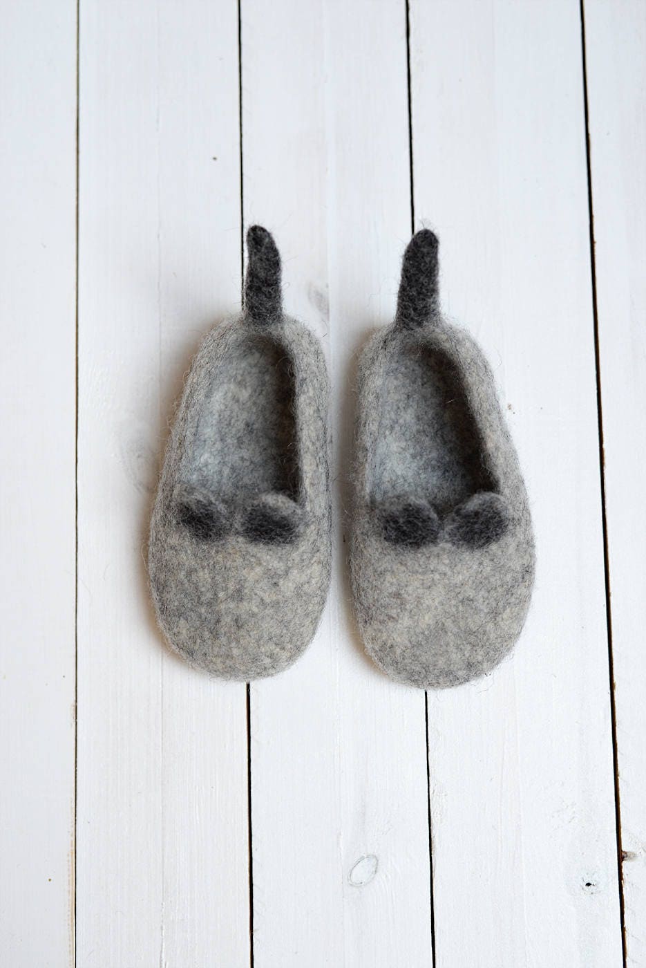 Baby Wool Slippers-wool Children Slippers-felted Kids Slippers-toddler ...