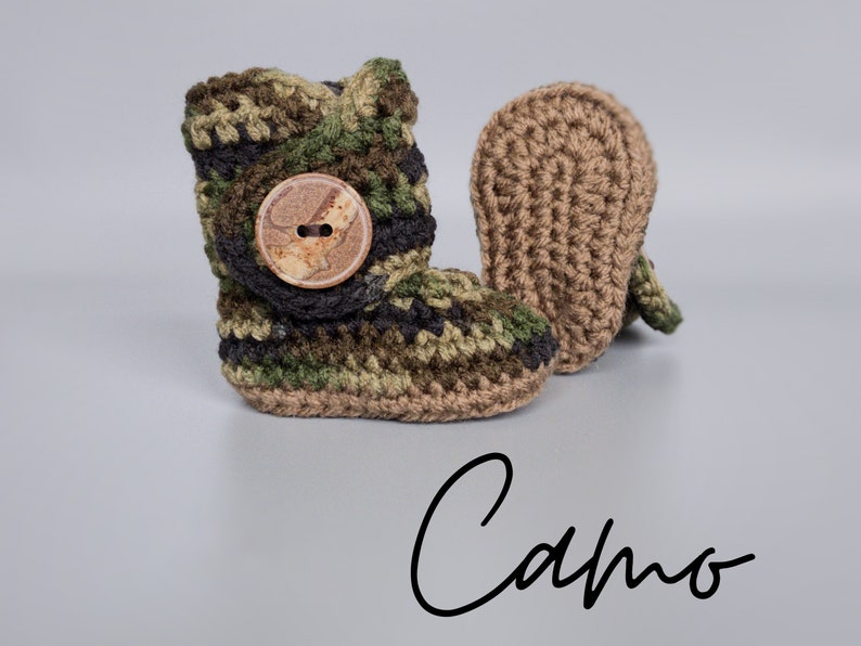 Gender Neutral Newborn Baby Booties in Oatmeal Wheat Stone | Etsy