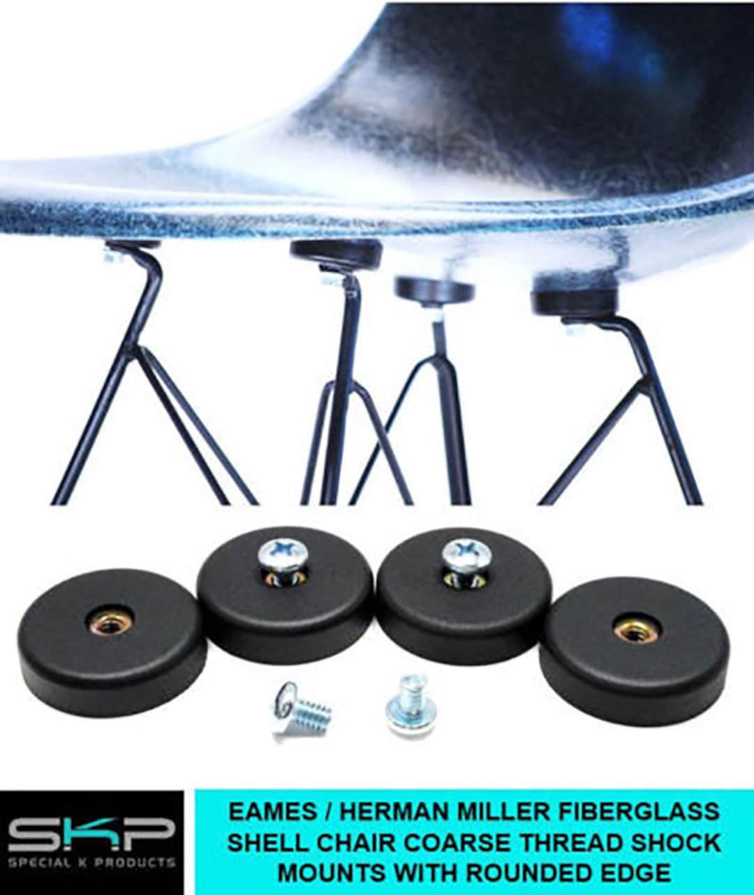 Eames Herman Miller Chair Shock Mounts, Coarse Thread, Set of 4 - Etsy