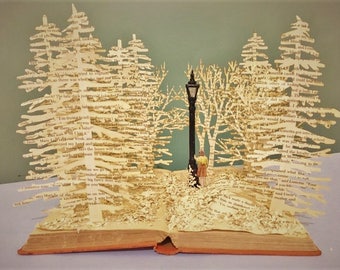 Altered book art | Etsy