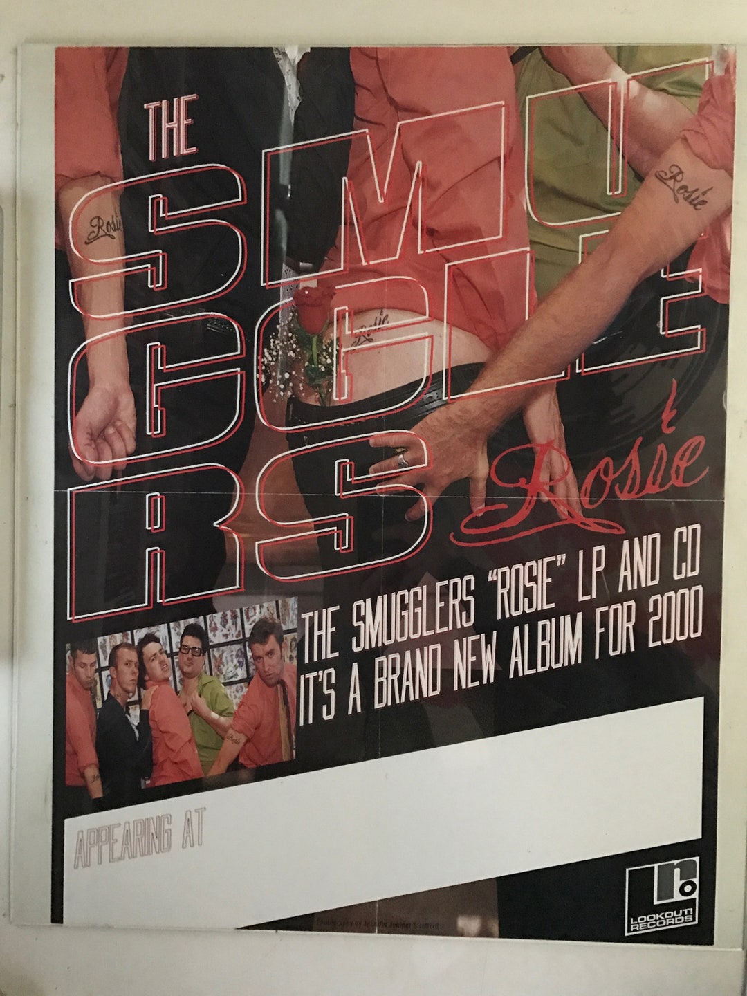 The Smugglers - Promo Punk Rock Poster - Lookout! Records - FULL COLOR ...