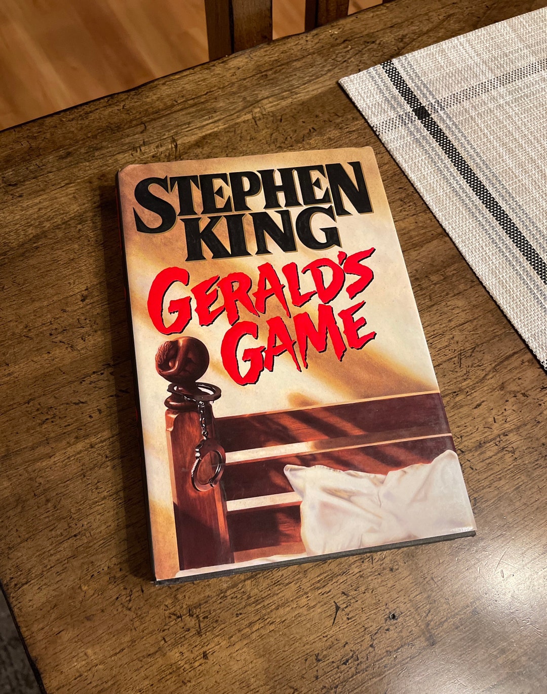 Gerald's Game (1992) by Stephen King - First Edition Book - Etsy