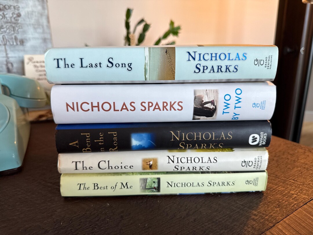5 First Edition Nicholas Sparks Books - the Choice / the Best of Me ...