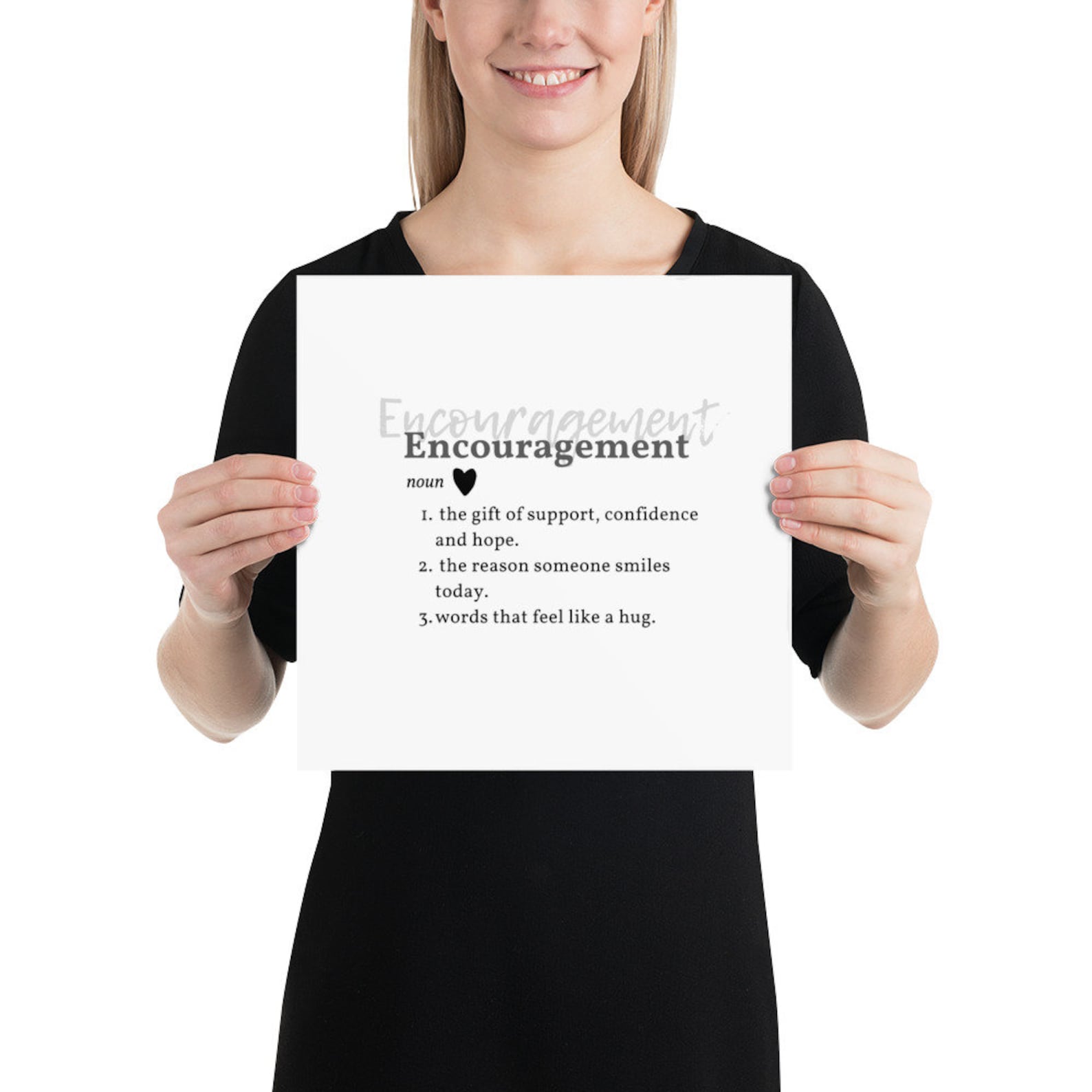 Encouragement Definition Word Design Print by Christie Olstad - Etsy