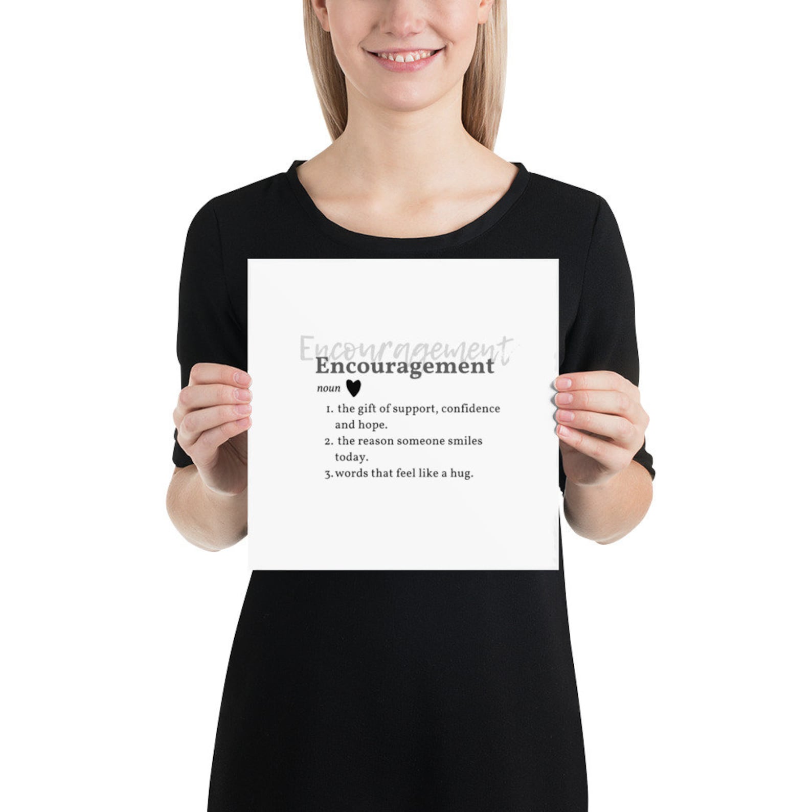 Encouragement Definition Word Design Print by Christie Olstad - Etsy