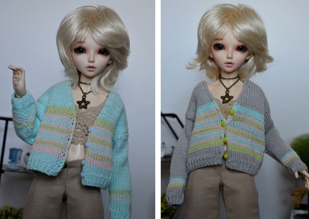 Knitted Cardigan for Minifee, Slim Msd, 1/4 Bjd Doll. for People 14 - Etsy