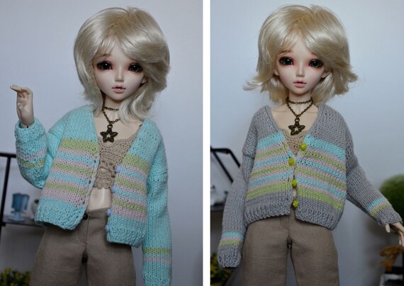 Knitted Cardigan for Minifee Slim Msd 1/4 Bjd Doll. for - Etsy