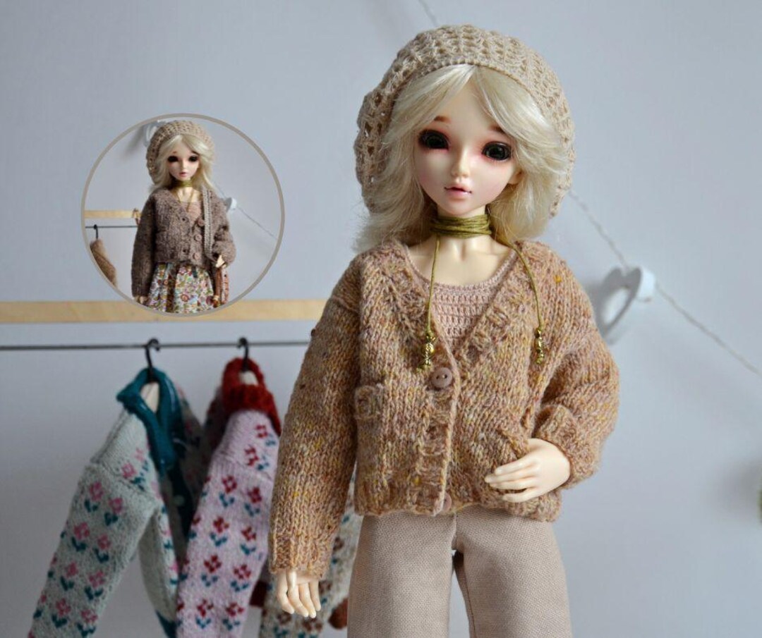 Minifee, Slim Msd, 1/4 Bjd Doll Short Cardigan. (for People 14+) - Etsy