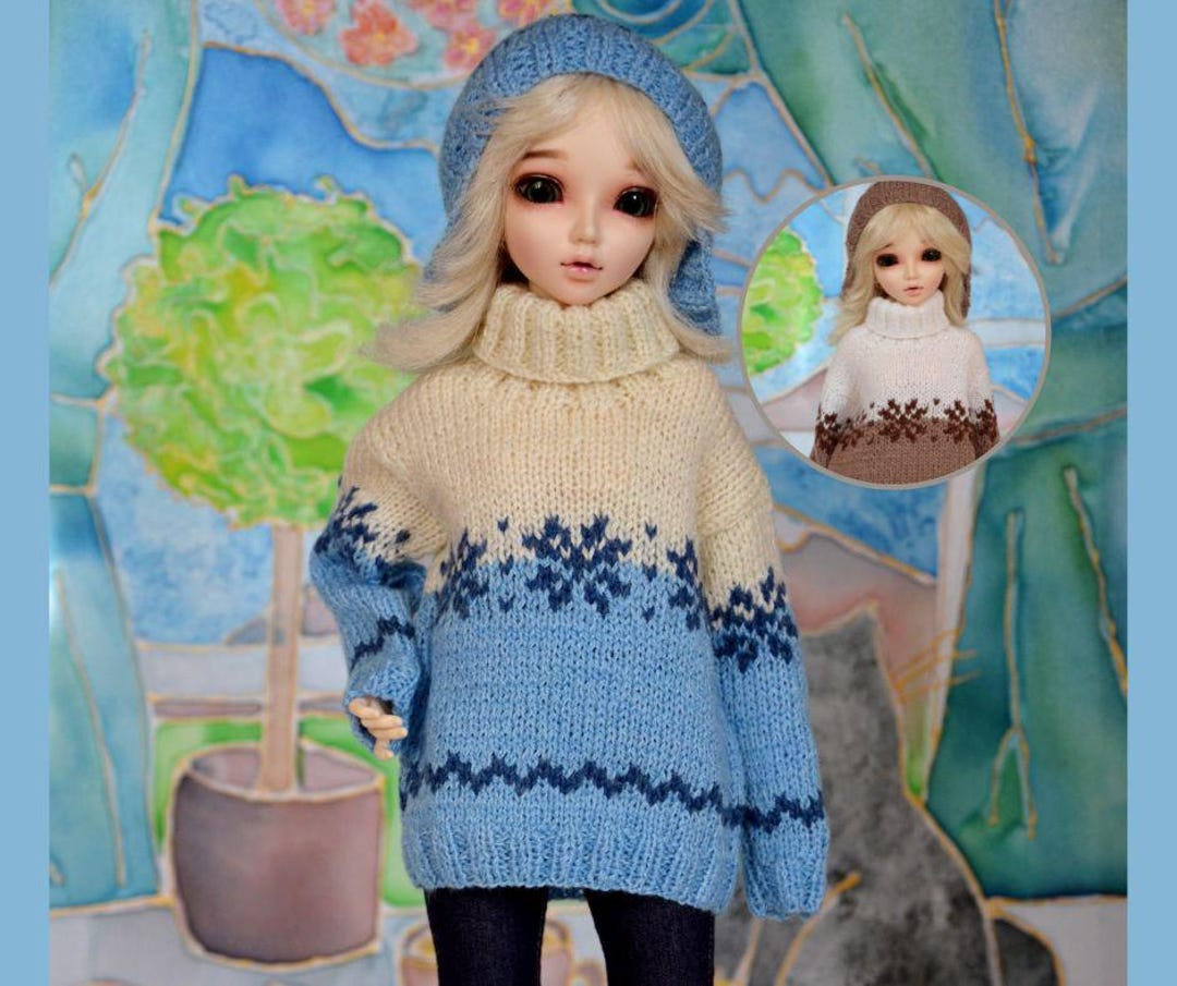 Set of Clothes (3 Items) for Minifee, Slim Msd, 1/4 Bjd Doll. (for ...