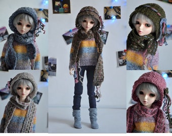 Knitting Cardigan Pattern for Minifee Slim Msd 1/4 Bjd Doll. - Etsy