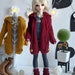 Knitted Cardigan With Hood for Minifee, Slim Msd, BJD 1/4 Doll.for ...