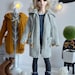 Knitted Cardigan With Hood for Minifee, Slim Msd, BJD 1/4 Doll.for ...