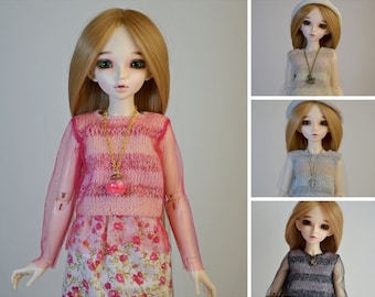 Knitting Cardigan Pattern for Minifee Slim Msd 1/4 Bjd Doll. - Etsy