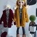 Knitted Cardigan With Hood for Minifee, Slim Msd, BJD 1/4 Doll.for ...