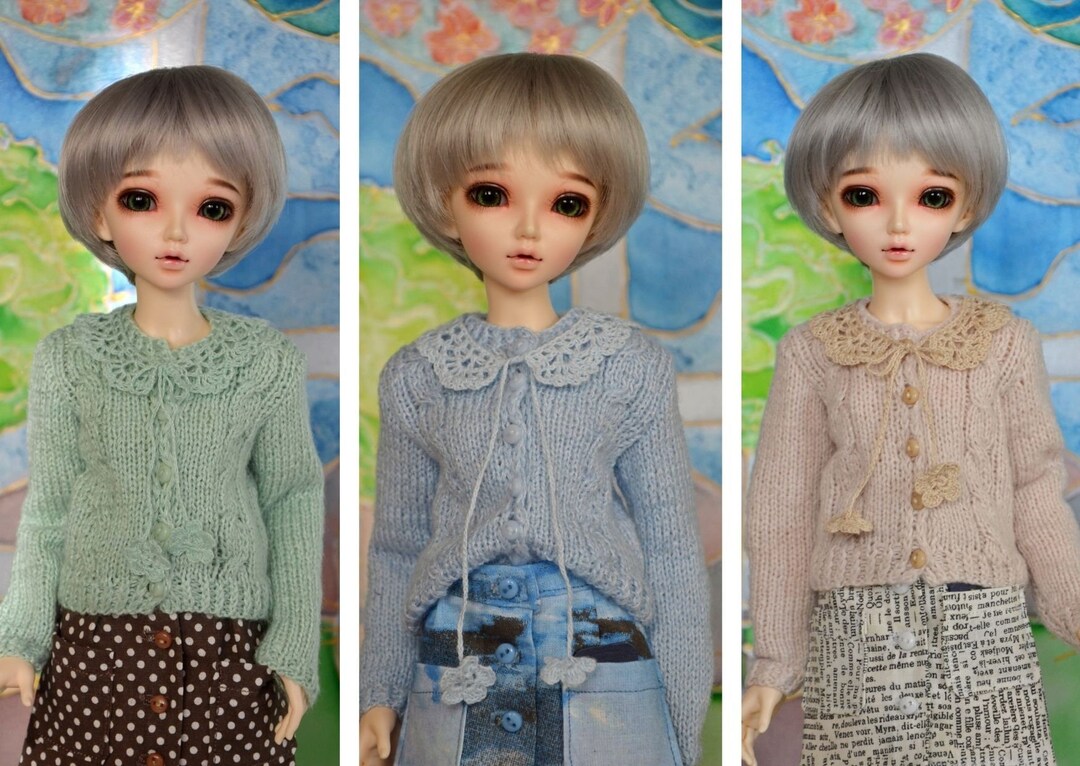 Knitted Cardigan for Minifee, Slim Msd, BJD 1/4 Size. for People 14 - Etsy