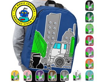 Kids Laptop Bag With Trucks - Etsy