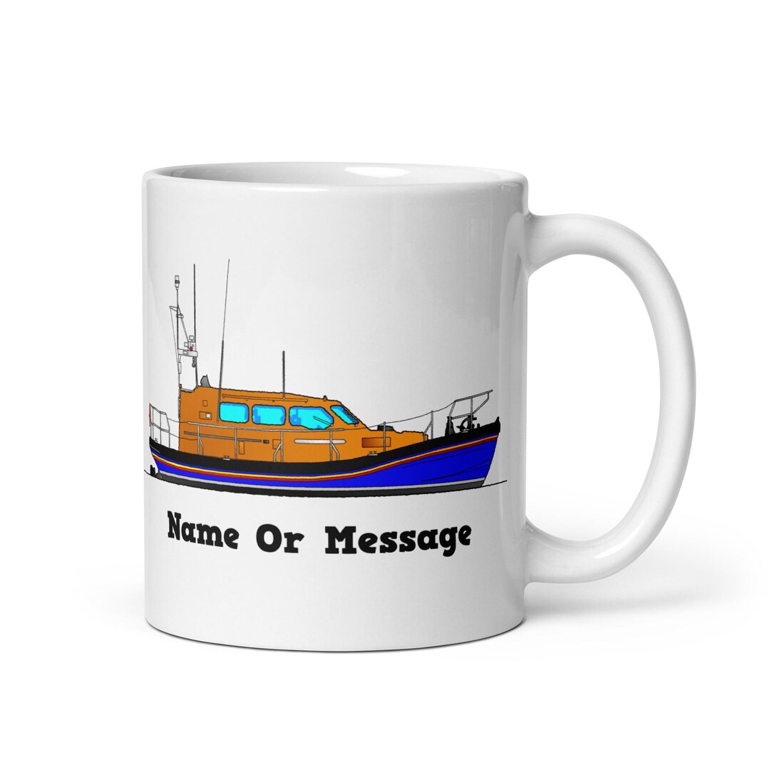 Personalized RNLI Lifeboat Coffee Mug – Maritime Gift. Tamar Class - Etsy