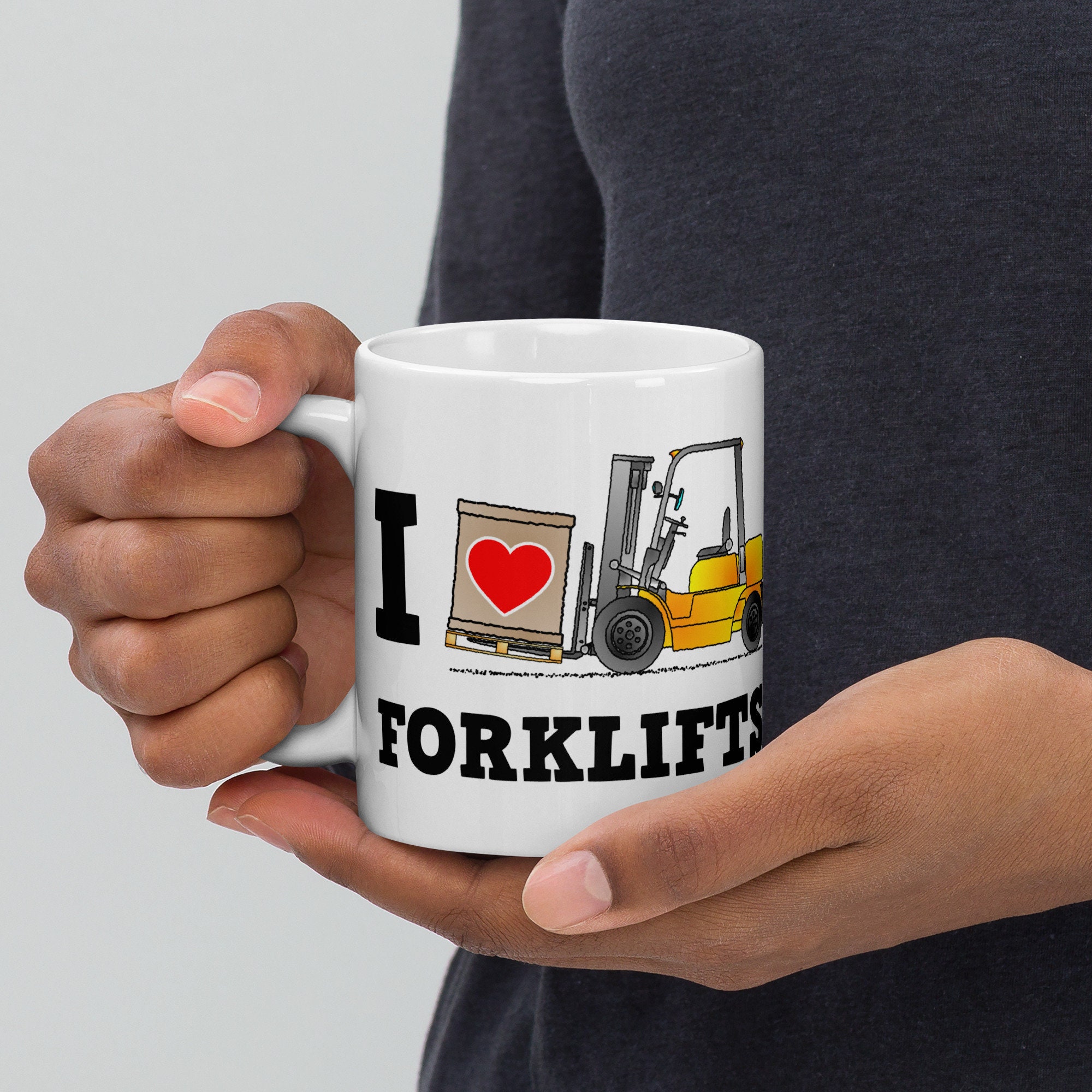 I Love Forklifts Mug. Licensed Driver and Operator Gifts. - Etsy Australia