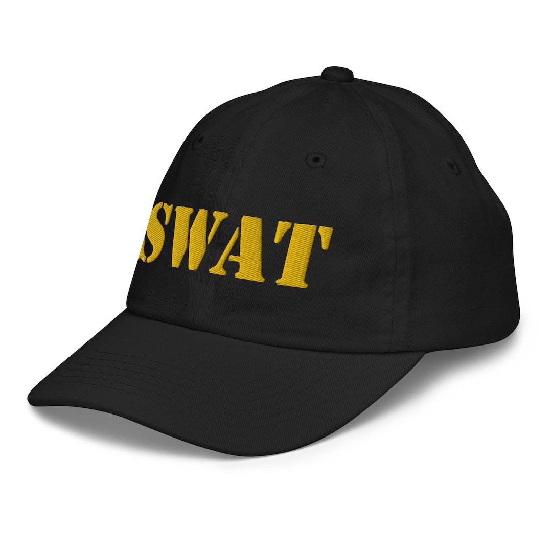SWAT Baseball Cap for Kids, Police SWAT Team Hat With Embroidered ...