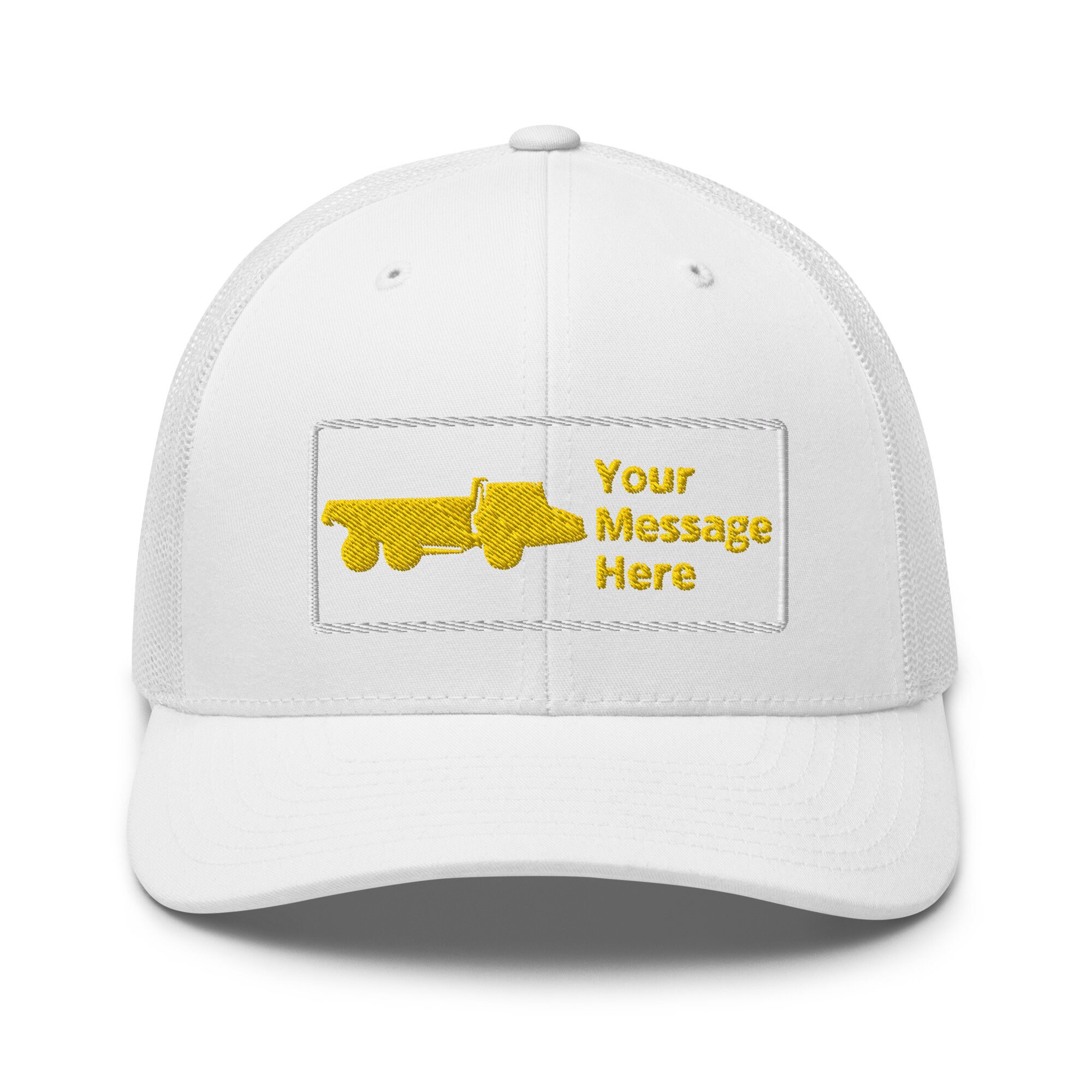 Embroidered Articulated Hauler Trucker Hat - Custom Construction Cap - Etsy