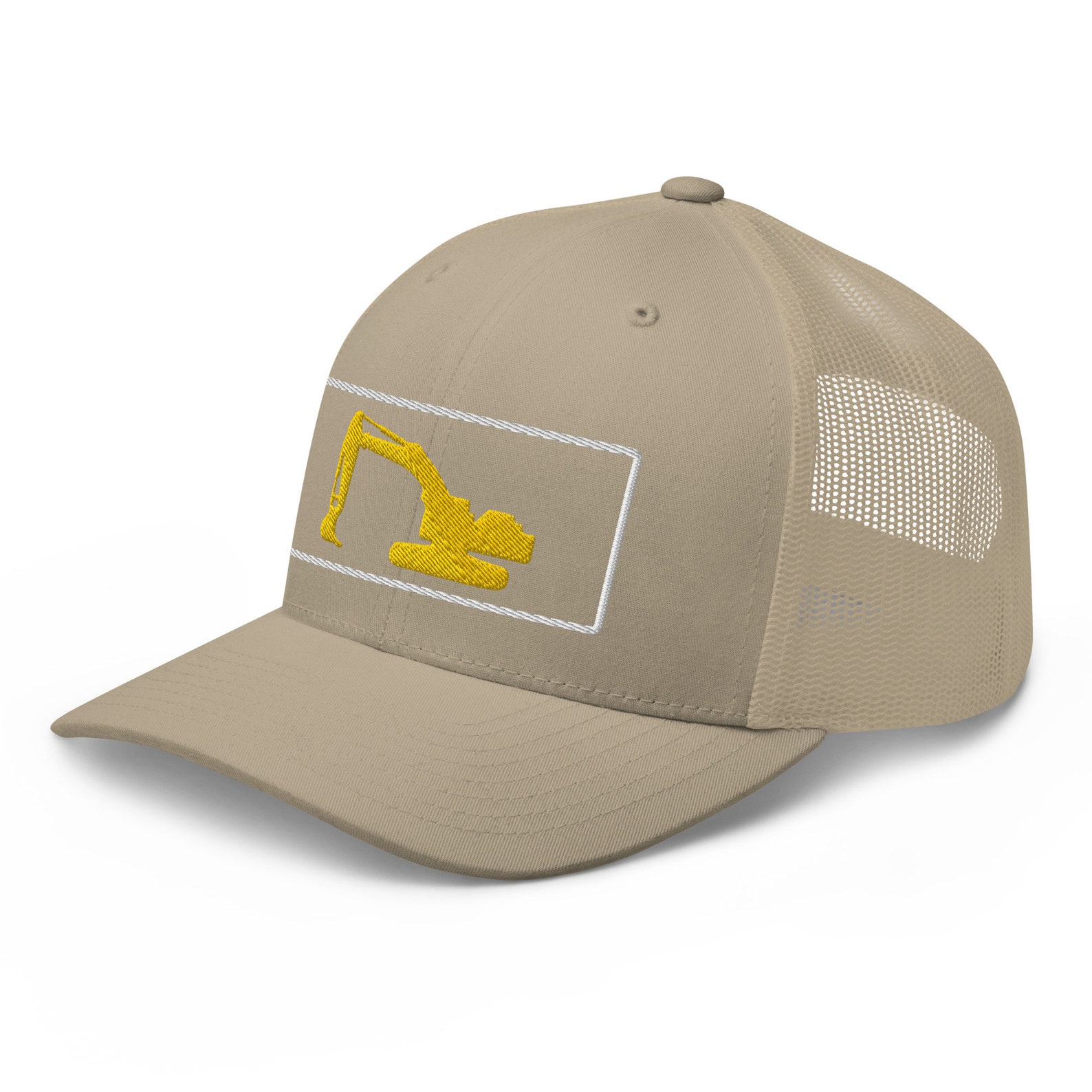 Embroidered Excavator Trucker Cap: Heavy Equipment Operator Hat - Etsy