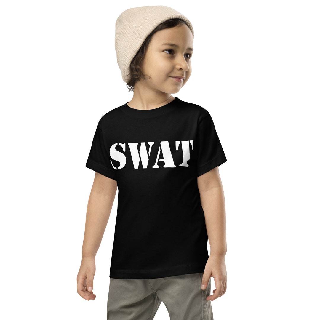Kids SWAT T-shirt: US Police Costume, Ring-spun Cotton - Etsy