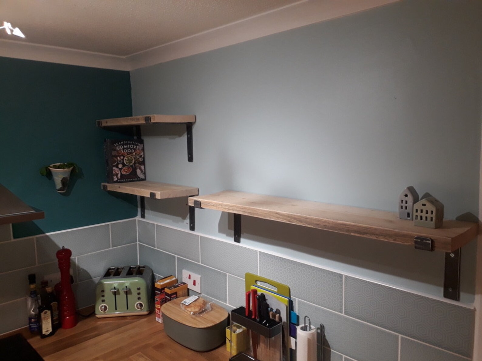 Pair Handmade Scaffold Board Shelf Brackets Fitting Kit - Etsy UK