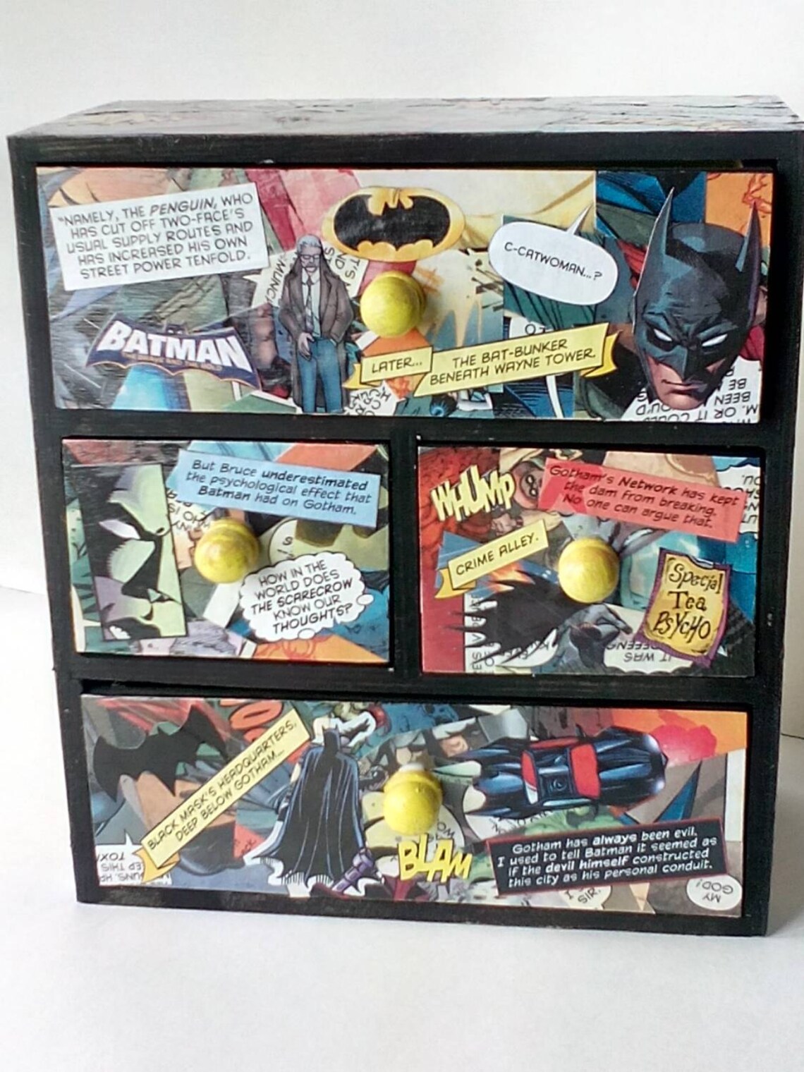Comic Book Miniature Drawers Jewellery Trinket Keepsake Box - Etsy